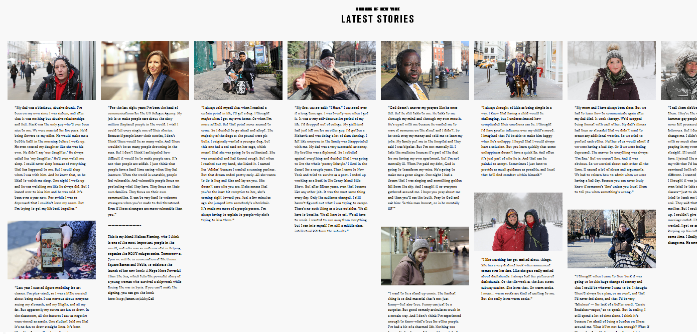People in New York – Les voyages de Marie